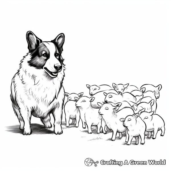 Corgi Coloring Pages - Free & Printable!