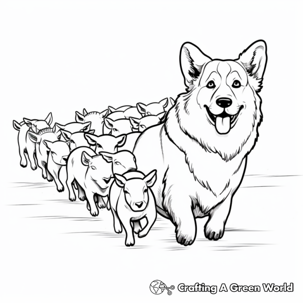 Corgi Coloring Pages - Free & Printable!
