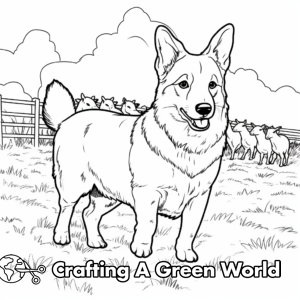 Corgi Coloring Pages - Free & Printable!