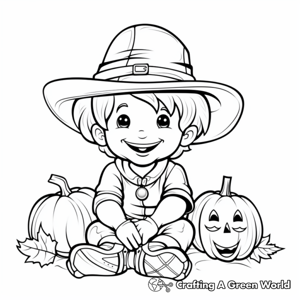 Happy Thanksgiving Sign Coloring Pages - Free & Printable!