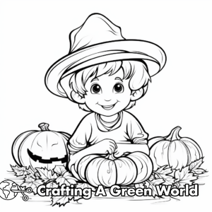 Happy Thanksgiving Sign Coloring Pages - Free & Printable!