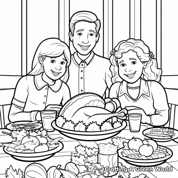 Thanksgiving For Middle School Coloring Pages - Free & Printable!
