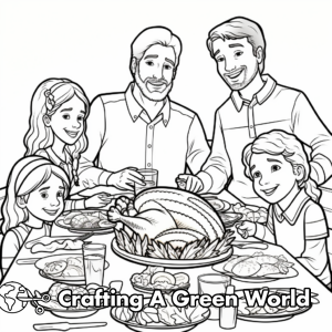 Thanksgiving For Middle School Coloring Pages - Free & Printable!