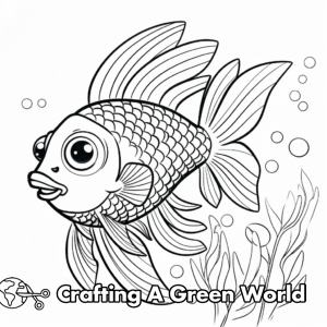 Rainbow Fish Coloring Pages - Free & Printable!