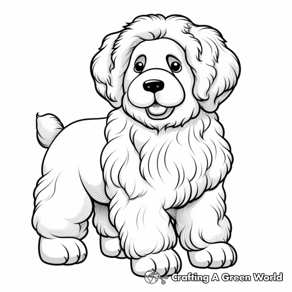 Fluffy Dog Coloring Pages - Free & Printable!