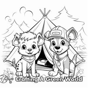 Camping Coloring Pages - Free & Printable!