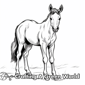 Foal Coloring Pages - Free & Printable!