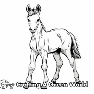 Foal Coloring Pages - Free & Printable!