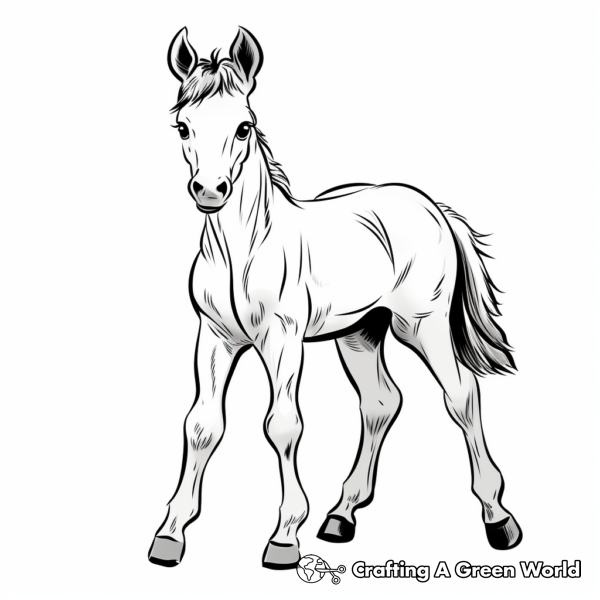 Foal Coloring Pages - Free & Printable!