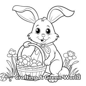 Easter Basket Coloring Pages - Free & Printable!