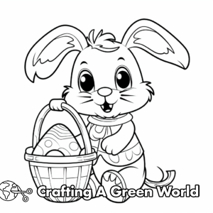 Easter Basket Coloring Pages - Free & Printable!