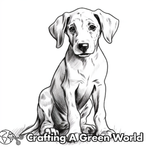 Great Dane Coloring Pages - Free & Printable!