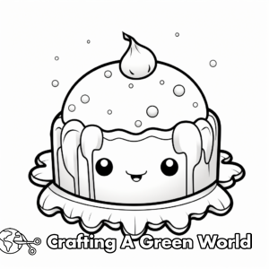 Dessert Coloring Pages - Free & Printable!