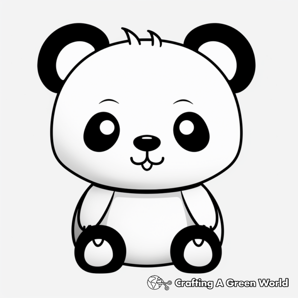 Kawaii Panda Coloring Pages - Free & Printable!