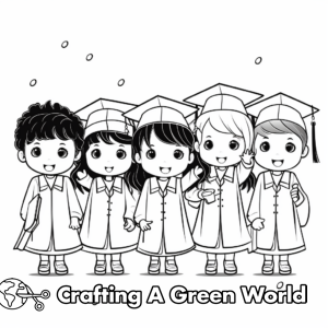 Graduation Coloring Pages - Free & Printable!