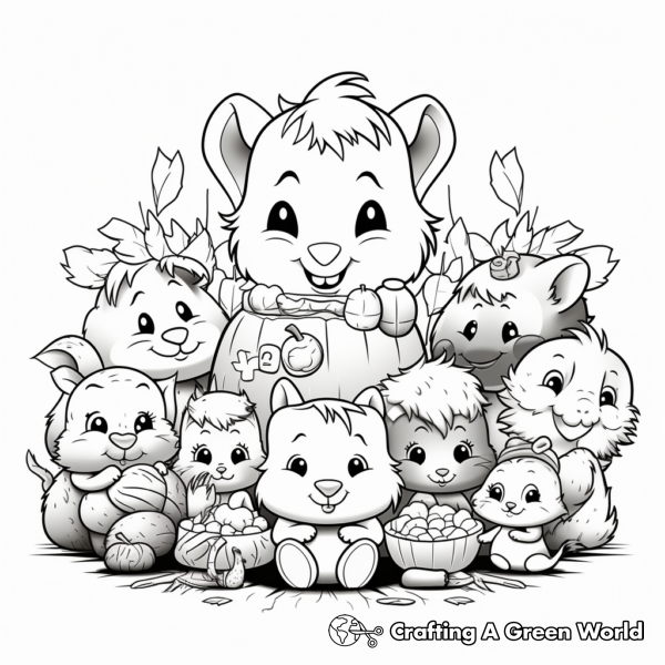 Easy Thanksgiving Coloring Pages - Free & Printable!