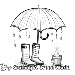Umbrella Coloring Pages - Free & Printable!