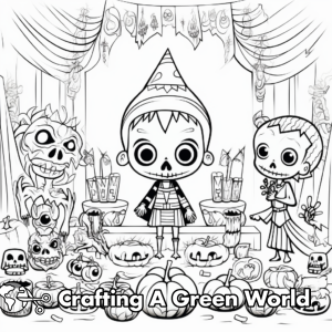 Day Of The Dead Coloring Pages - Free & Printable!
