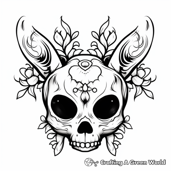 Day Of The Dead Coloring Pages - Free & Printable!