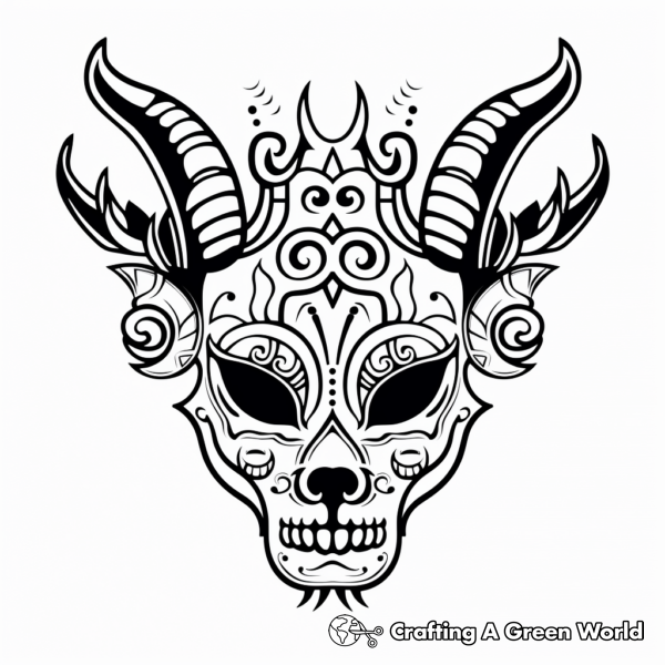 Day Of The Dead Coloring Pages - Free & Printable!