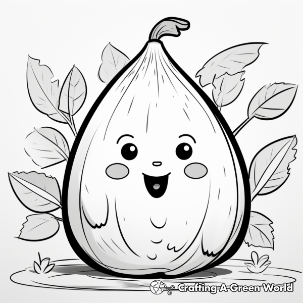 Cute Fruit Coloring Pages - Free & Printable!