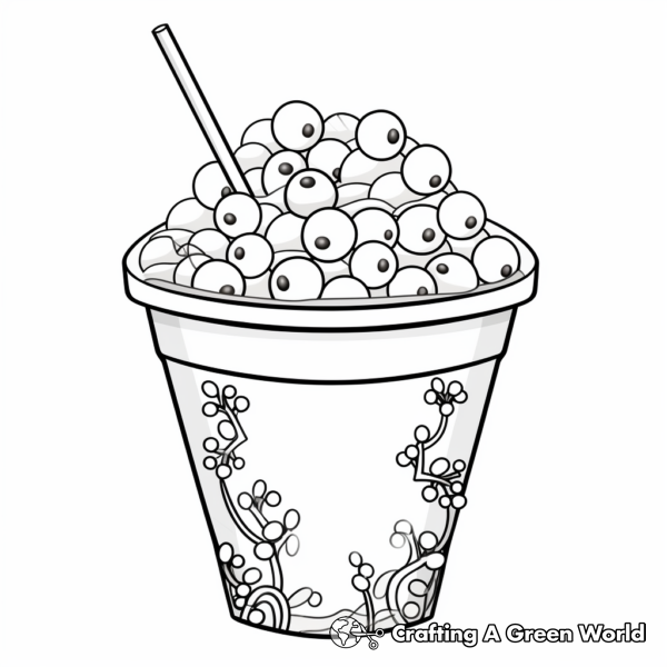 Cute Bubble Tea Coloring Pages - Free & Printable!
