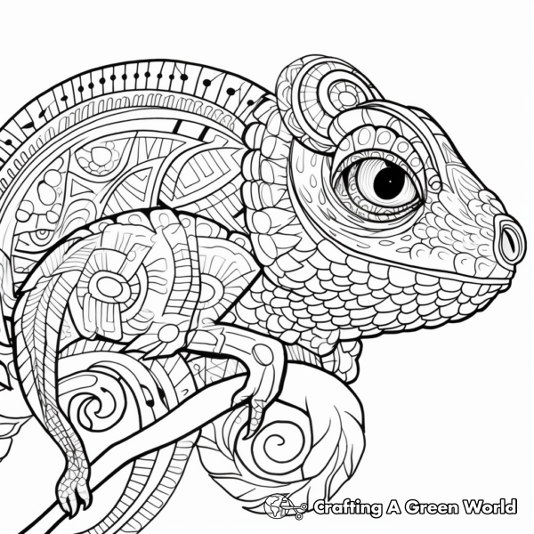 Chameleon Coloring Pages - Free & Printable!