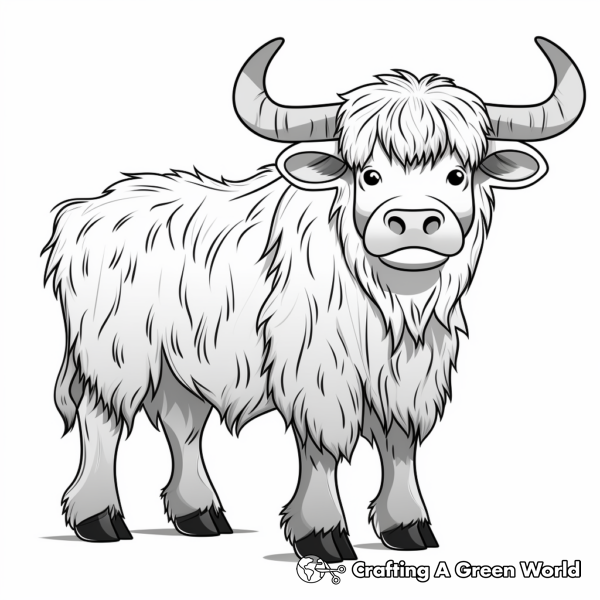 Yak Coloring Pages - Free & Printable!