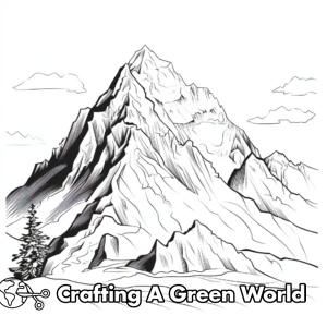 Mountain Coloring Pages - Free & Printable!
