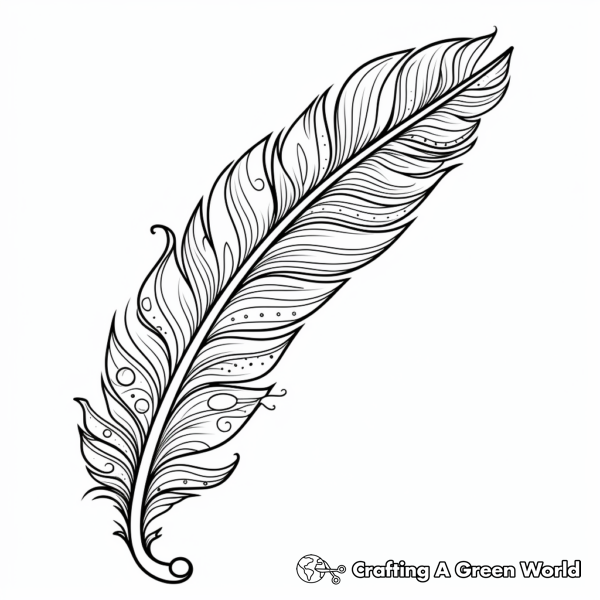 Feather Coloring Pages - Free & Printable!