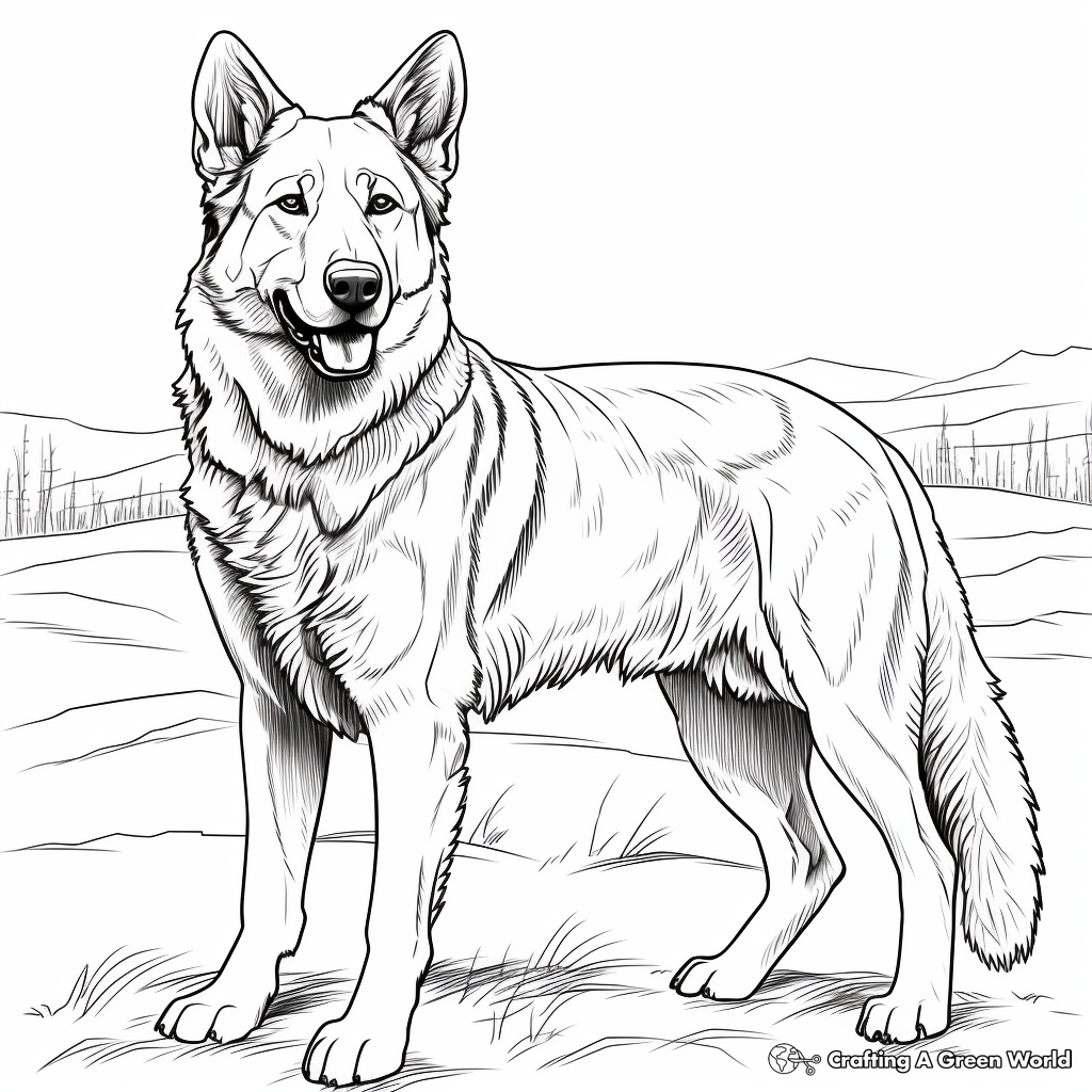 German Shepherd Coloring Pages Coloring Book German Shepherd Dog German Shepherd Coloring Pages Coloring Book German Shepherd Dog