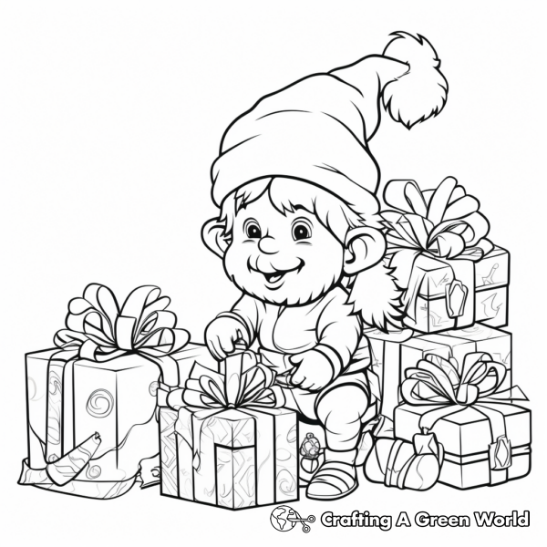 Christmas Gnome Coloring Pages - Free & Printable!