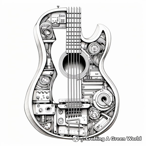 Guitar Coloring Pages - Free & Printable!