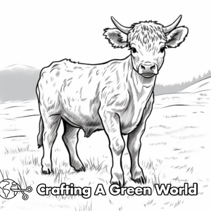 Highland Cow Coloring Pages - Free & Printable!