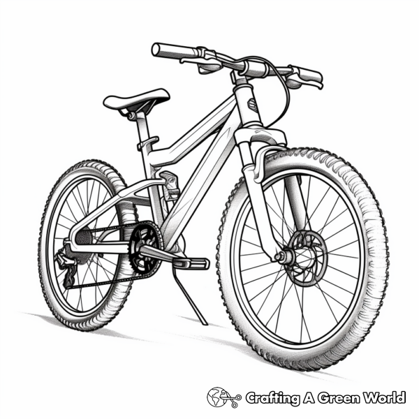 Mountain Bike Coloring Pages - Free & Printable!
