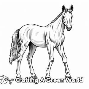 Foal Coloring Pages - Free & Printable!