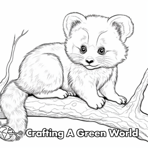Red Panda Coloring Pages - Free & Printable!