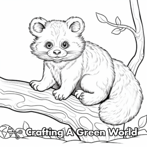 Red Panda Coloring Pages - Free & Printable!