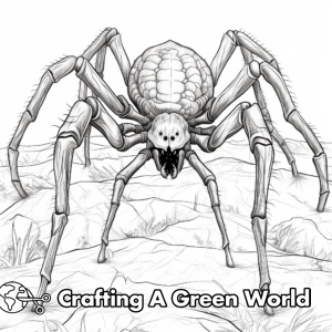 Tarantula Coloring Pages - Free & Printable!