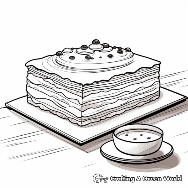 Dessert Coloring Pages - Free & Printable!