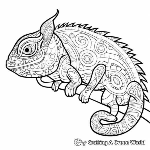 Chameleon Coloring Pages - Free & Printable!