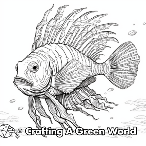 Lionfish Coloring Pages - Free & Printable!