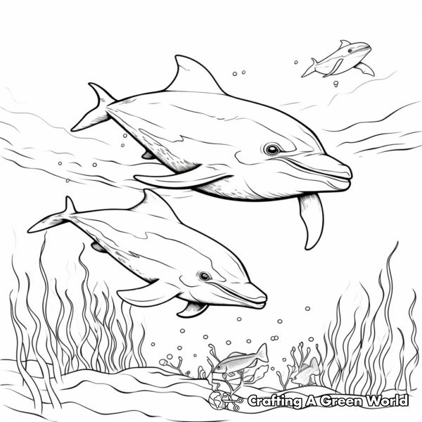 Dolphin Coloring Pages - Free & Printable!