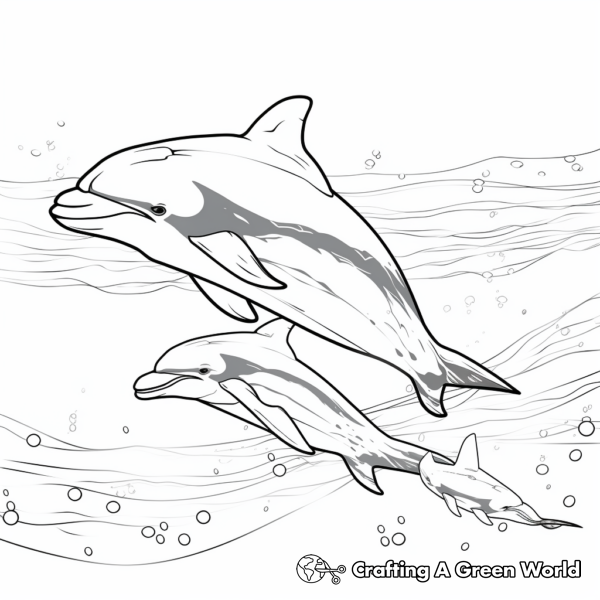 Dolphin Coloring Pages - Free & Printable!