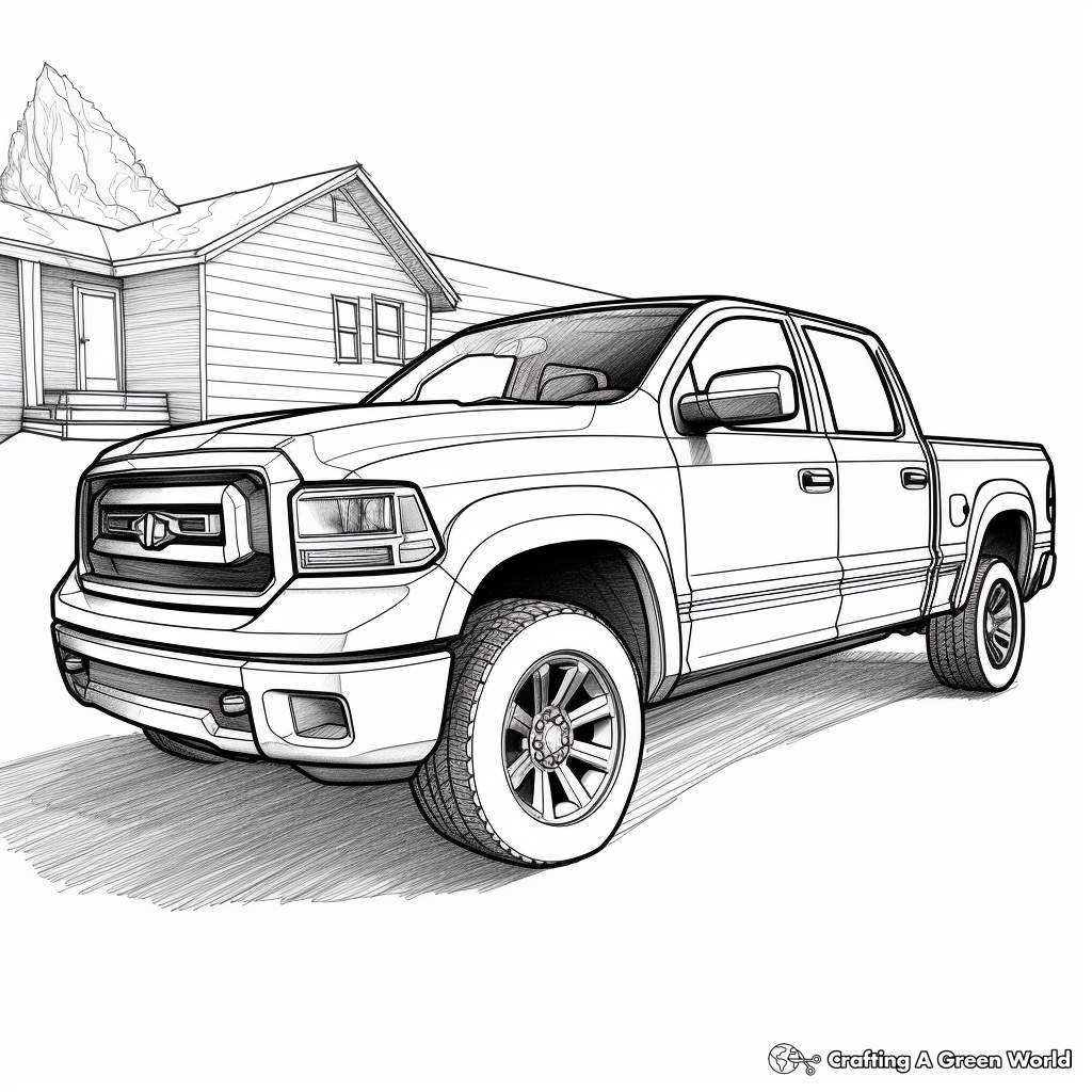 Dodge Truck Coloring Pages