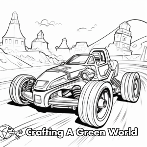 Derby Car Coloring Pages - Free & Printable!