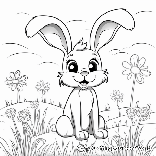 Easter Bunny Coloring Pages - Free & Printable!