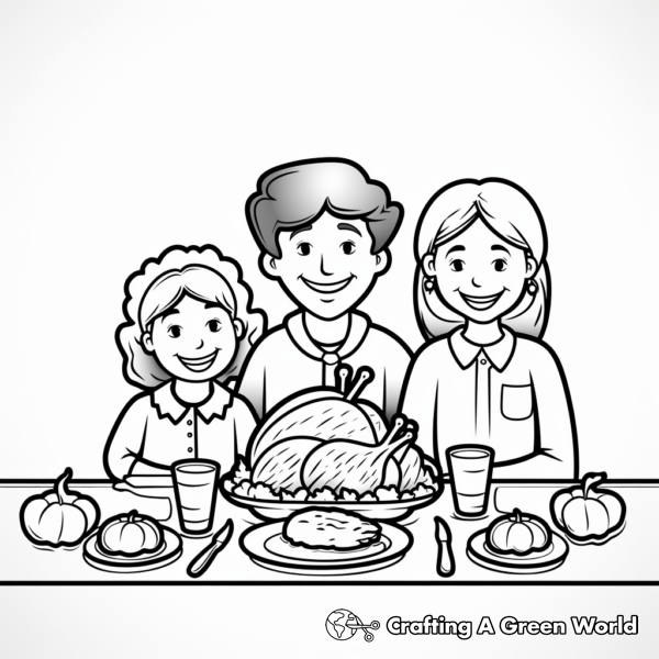 Happy Thanksgiving Sign Coloring Pages - Free & Printable!