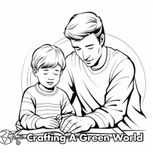 Lord's Prayer Coloring Pages - Free & Printable!