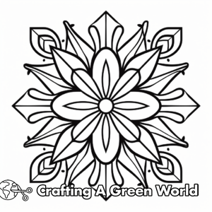 Mandala Easy Coloring Pages - Free & Printable!